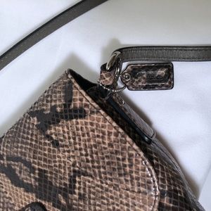 Coach | Bags | Coach Snakeskin Crossbody Bag | Poshmark